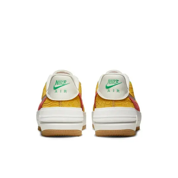 Nike Force 1 Plt.af.orm Lv8 Sneakers - White/orange