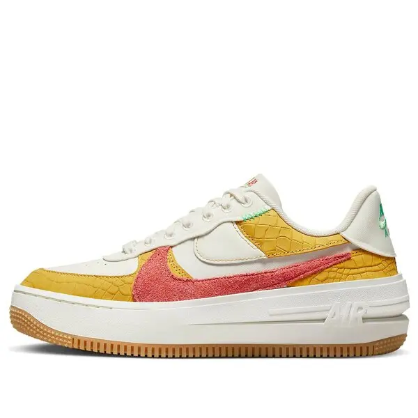 Nike Force 1 Plt.af.orm Lv8 Sneakers - White/orange