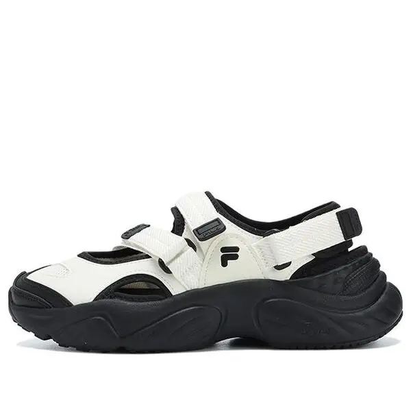 FILA FUSION Conch Sandals - White/black