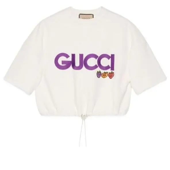 Gucci Cotton Jersey Sweatshirt With Embroidered Patch - Off White