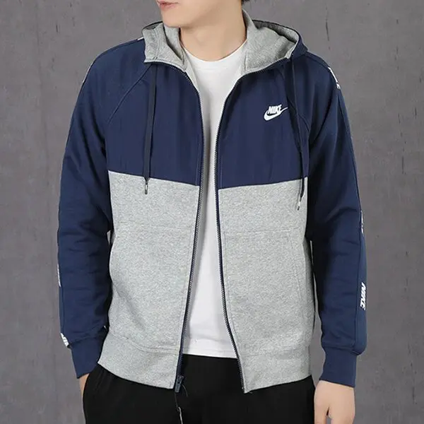Nike As Sportswear Ce Fz Bb Hybri 'navy Grey