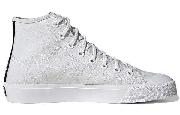 Adidas Nizza Hi Top Sneakers - White