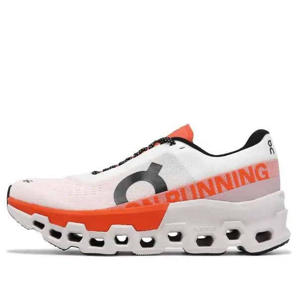 On Cloudmonster 2 Athletic Sneakers - Undyed/flame