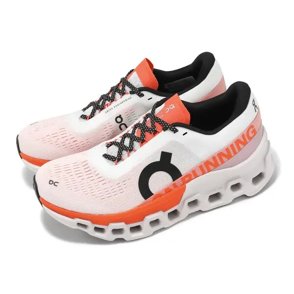 On Cloudmonster 2 Athletic Sneakers - Undyed/flame