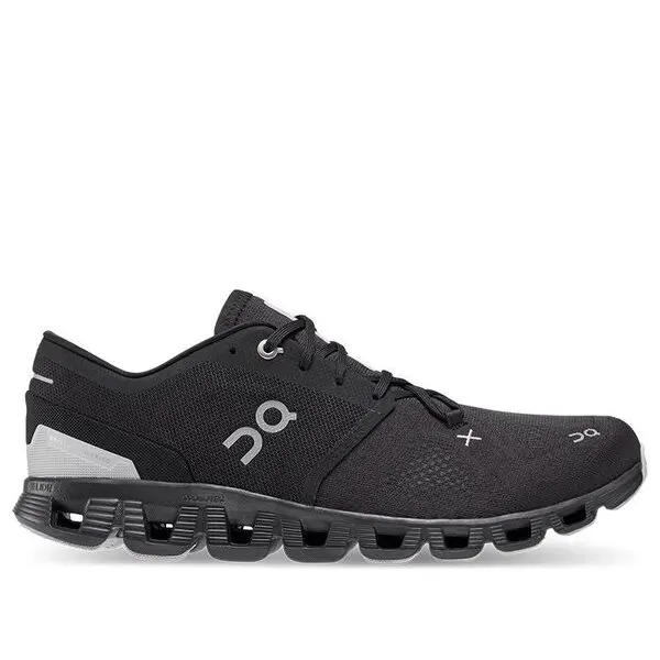 On Cloud X 3 Athletic Sneakers - Black