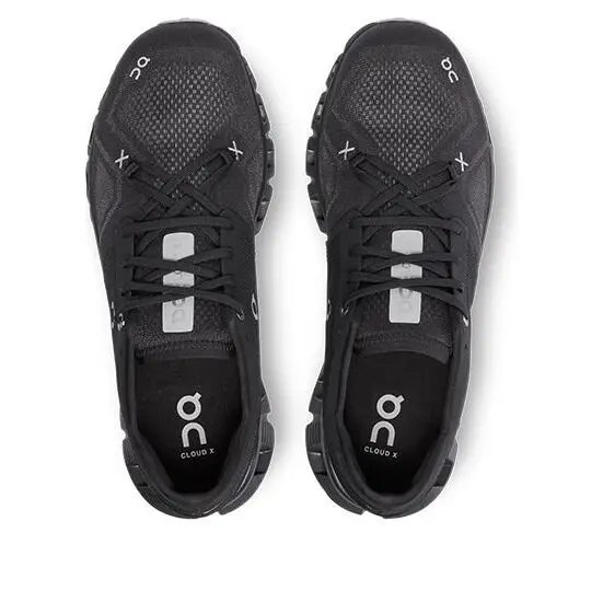 On Cloud X 3 Athletic Sneakers - Black