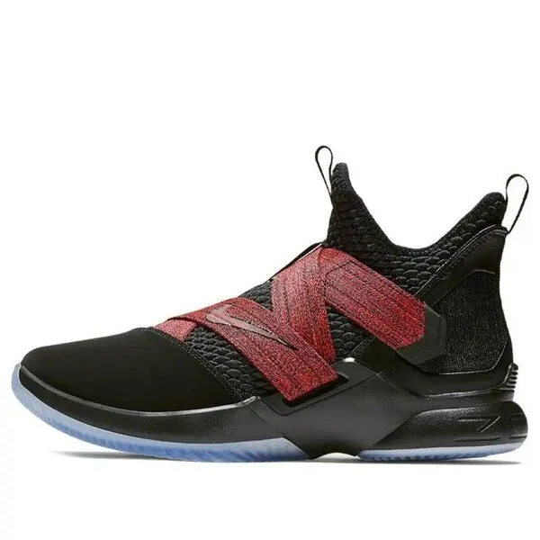 Nike Lebron Soldier Basketball Sneakers - Blackred