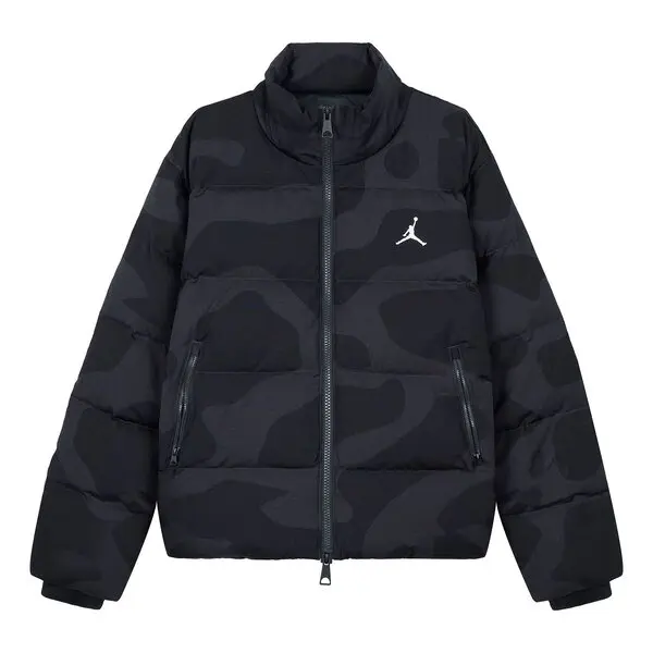 JORDAN Air Flight Heritage Down Jacket - Off/noir