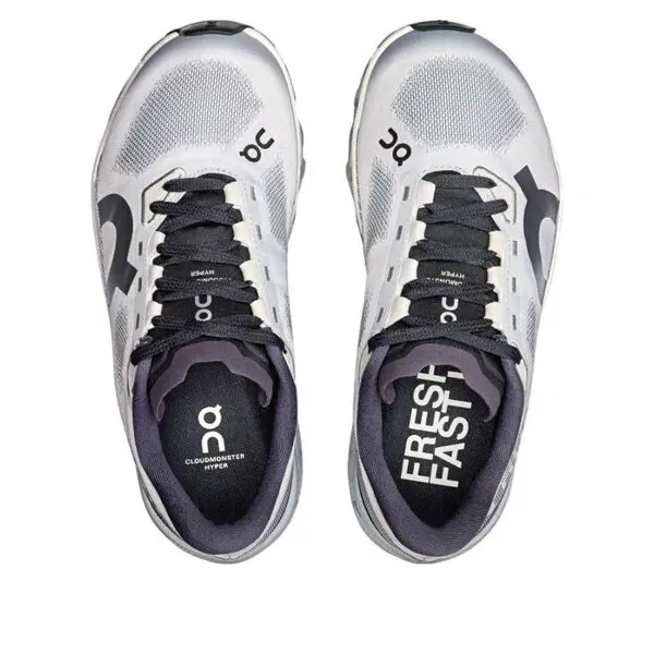 On Cloudmonster Hyper Sneakers - Glacier/ivory