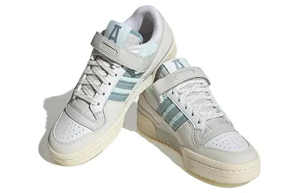 Adidas Originals Forum Low Sneakers - Light Gray/white/blue
