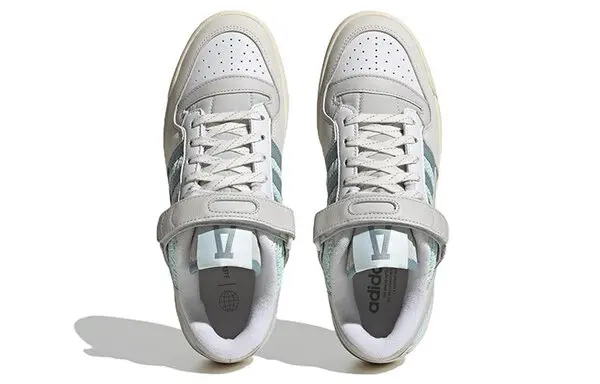 Adidas Originals Forum Low Sneakers - Light Gray/white/blue