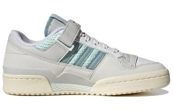 Adidas Originals Forum Low Sneakers - Light Gray/white/blue