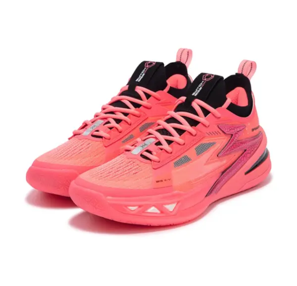 361 DEGREES Big3 5.0 Pro Athletic Sneakers - Red/black