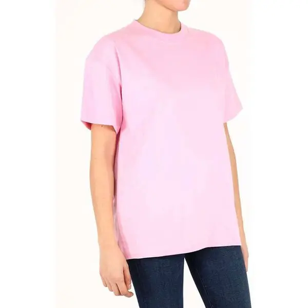 Balenciaga Alphabet Logo Printing Loose Short Sleeve T-shirt - Pink