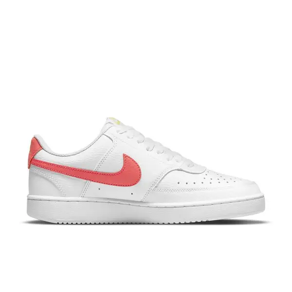 Nike Court Vision Low Top Sneakers - White/red