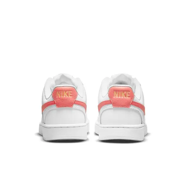 Nike Court Vision Low Top Sneakers - White/red