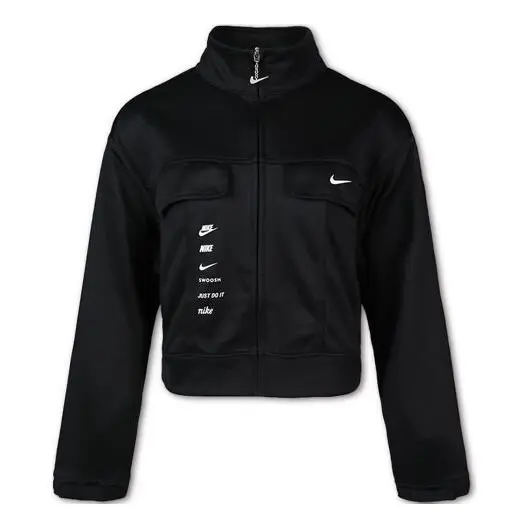 Nike Swoosh Cargo Jacket - Black