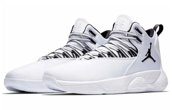 JORDAN Air Super.fly Mvp Pf High Top Sneakers - White/black