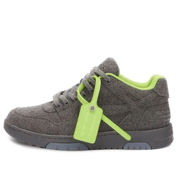 Off-White Out Of Office Low-top Sneaker - Grey/green
