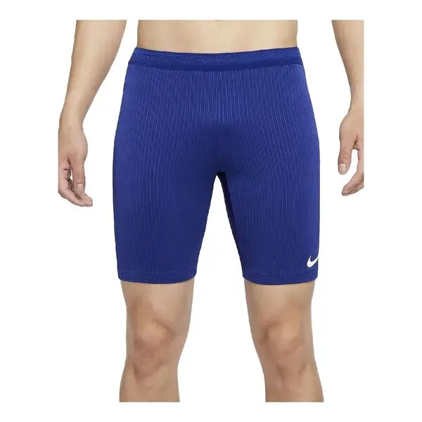 Nike Dri-fit Adv Team Usa Aeroswift 1/2 Length Racing Tights - Blue
