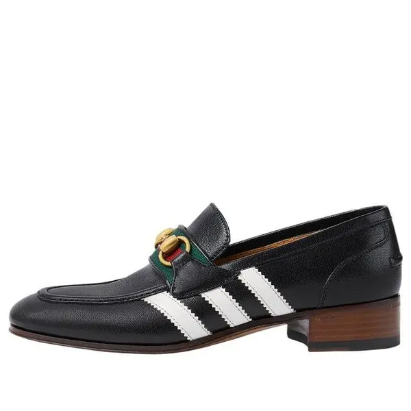 Gucci Adidas X Leather Loafer - Black