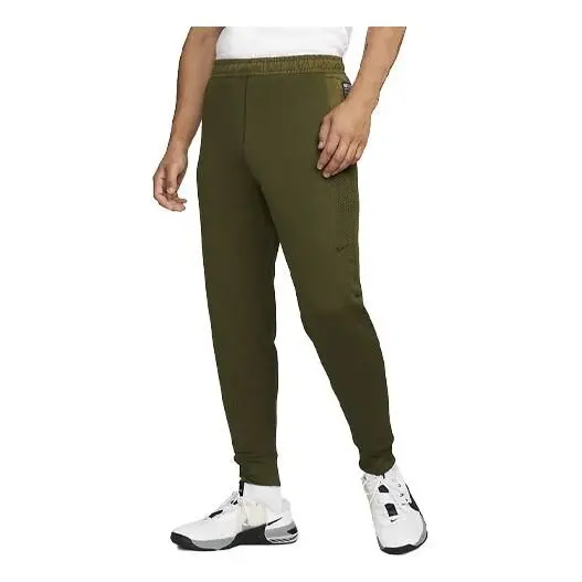 Nike Therma Fit Adv A.p.s. Fleece Fitness Pants 'green - Green/multi-color