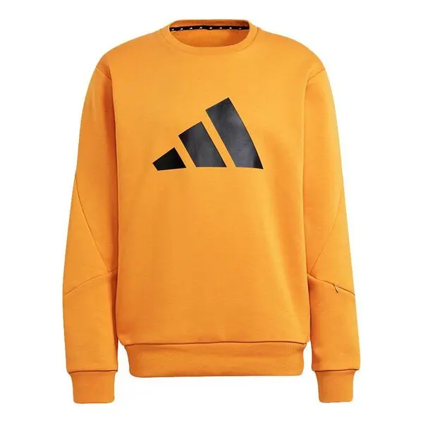 Adidas Crewneck Pullover With Large Logo - Default Color