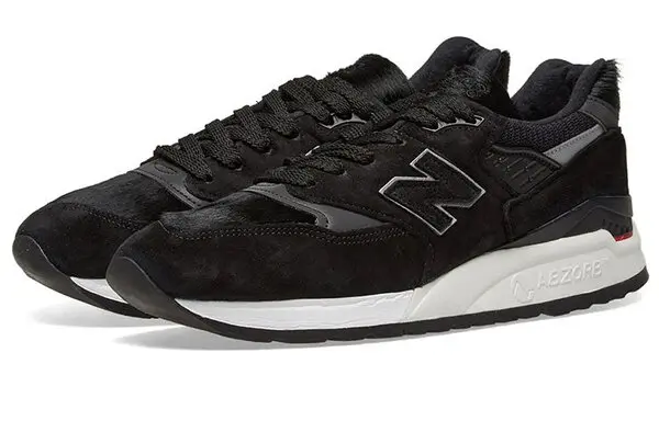 NEW BALANCE 998 " Pony Hair" Athletic Sneakers - Black