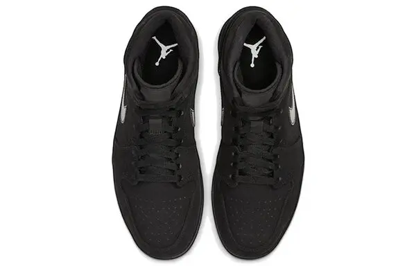 JORDAN 1 Mid 'triple Suede - Black