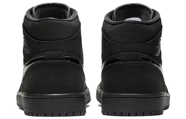 JORDAN 1 Mid 'triple Suede - Black