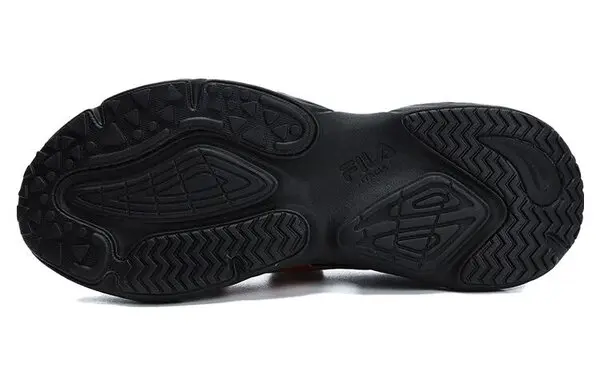 FILA FUSION Conch Sandals - Black/orange/green