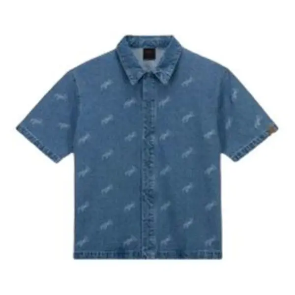 JORDAN Air Flight Denim Shirt - Blue