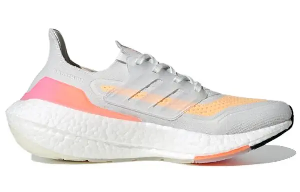 Adidas Ultraboost 21 Sneakers - Gray/orange/white