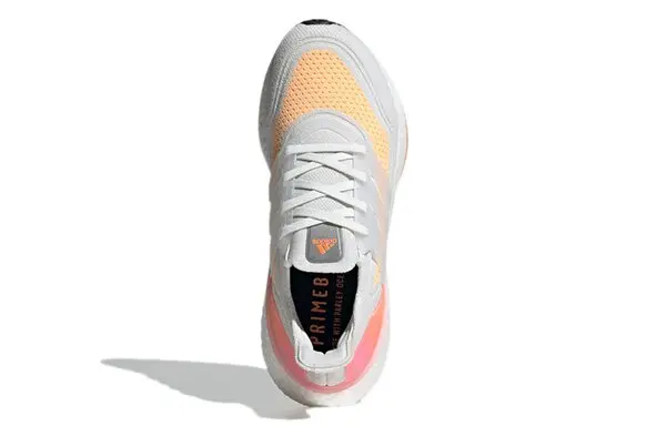 Adidas Ultraboost 21 Sneakers - Gray/orange/white