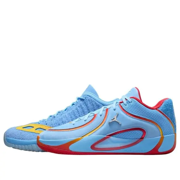 JORDAN X Jayson Tatum "welcome To St. Louis" Sneakers - Blue/red/yellow