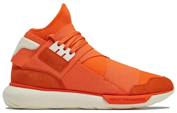 Adidas Y-3 Qasa High Sneakers - Orange/white