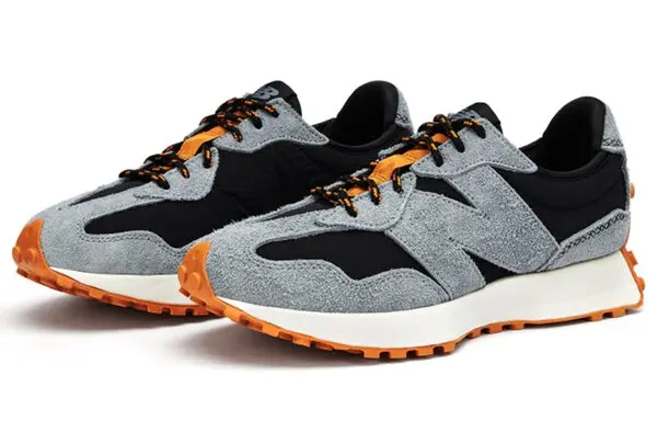 NEW BALANCE 327 Sneakers - Black/greyblue