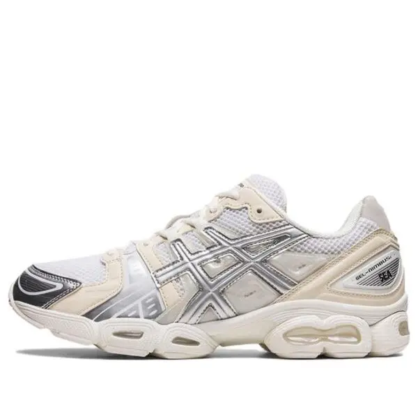 Asics X Wind And Sea Gel-nimbus Sneakers - White/cream/silver