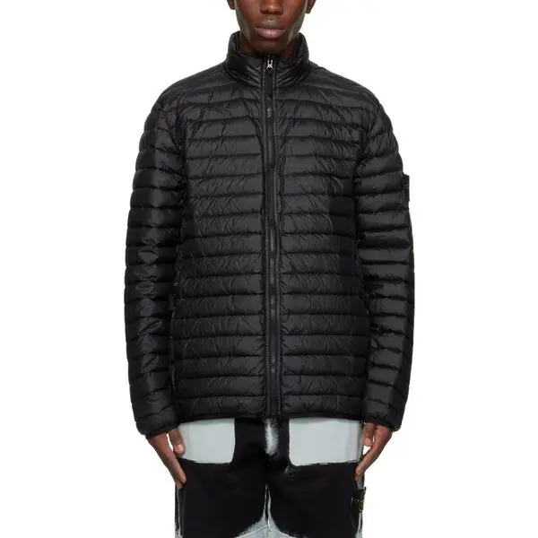 Stone Island Packable Down Jacket - Black