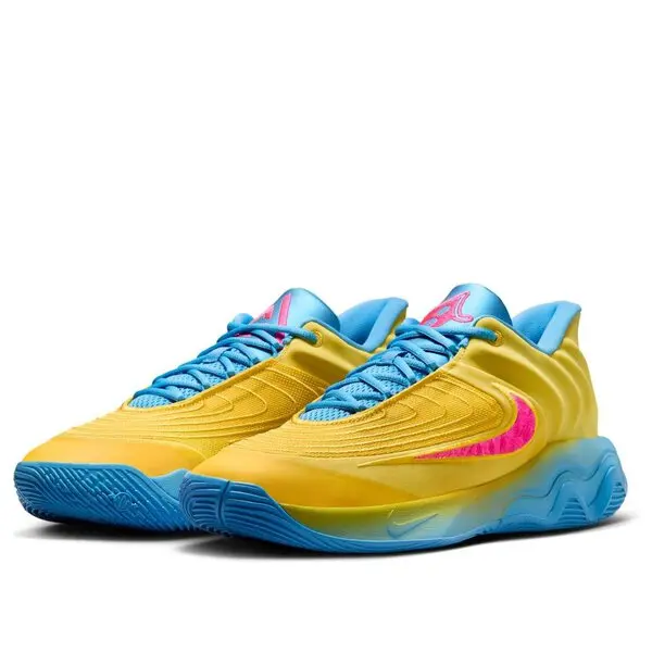 Nike Giannis Immortality 4 Athletic Shoes - Lightning/university Blue/barely Volt