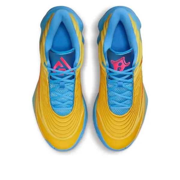 Nike Giannis Immortality 4 Athletic Shoes - Lightning/university Blue/barely Volt