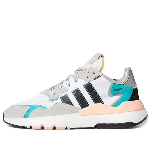 Adidas Nite Jogger High-top Sneakers - White