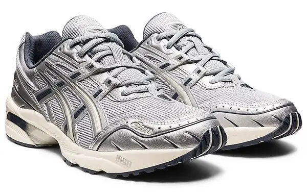 Asics Gel-1090 Athletic Sneakers - Silver/blue