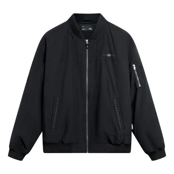 LI-NING Chinese Culture Logo Bomber Jacket