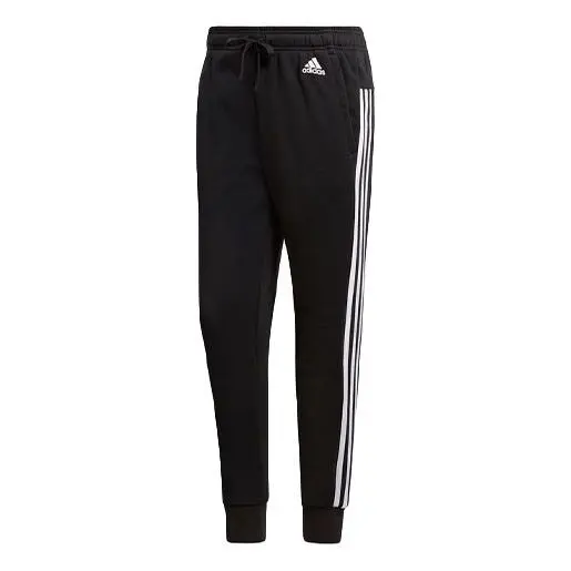 Adidas 3-stripes Tapered Joggers - Black/white