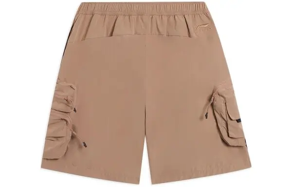 LI-NING Counterflow Cargo Shorts - Brown/black