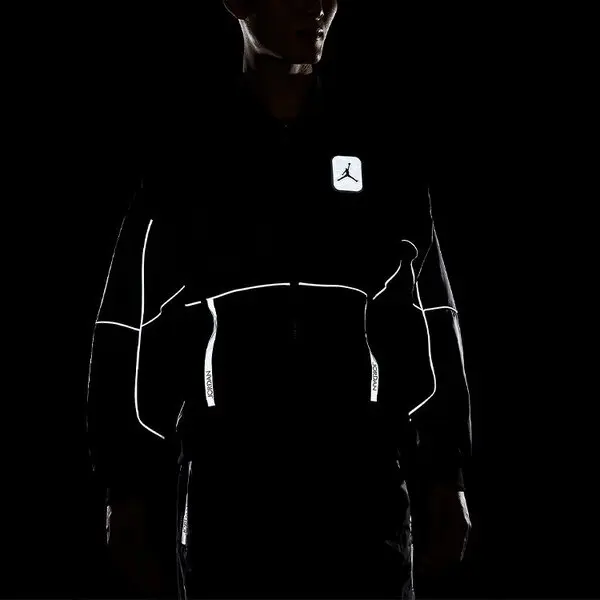 JORDAN 3m Zipper Reflective Sports Jacket