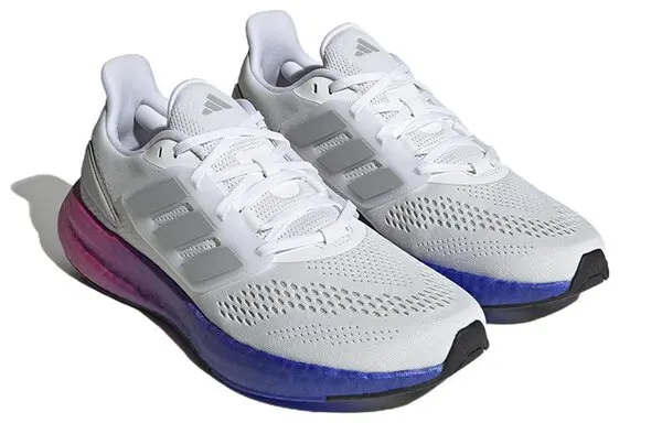 Adidas Pureboost 22 Athletic Sneakers - White/grey/blue
