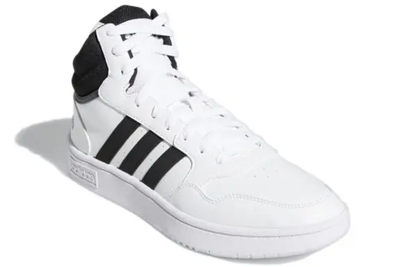 Adidas Hoops 3.0 Mid Classic Vintage Sneakers - White/black