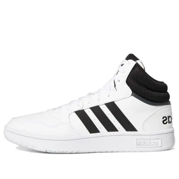 Adidas Hoops 3.0 Mid Classic Vintage Sneakers - White/black